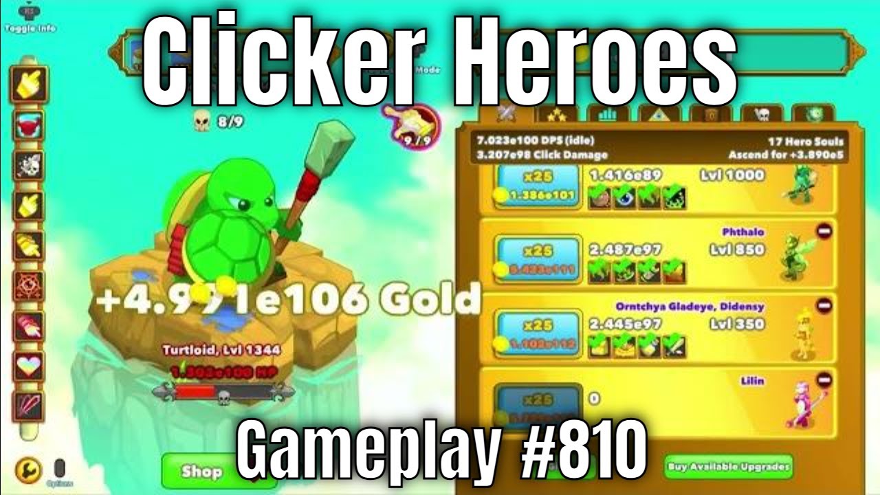 Clicker Heroes - Gameplay #810 - YouTube