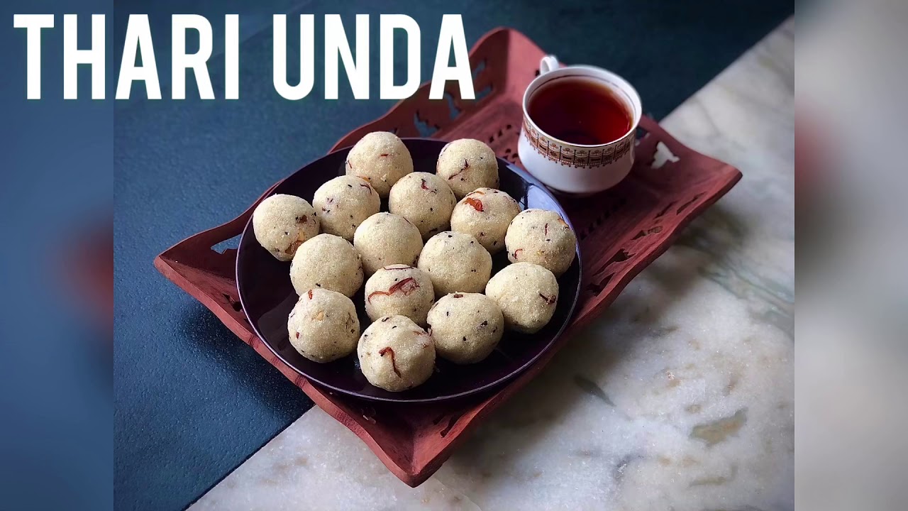 Thari unda/Semolina laddu. - YouTube