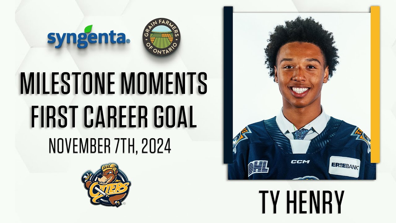 OHL Milestone | First Career Goal | Ty Henry - YouTube