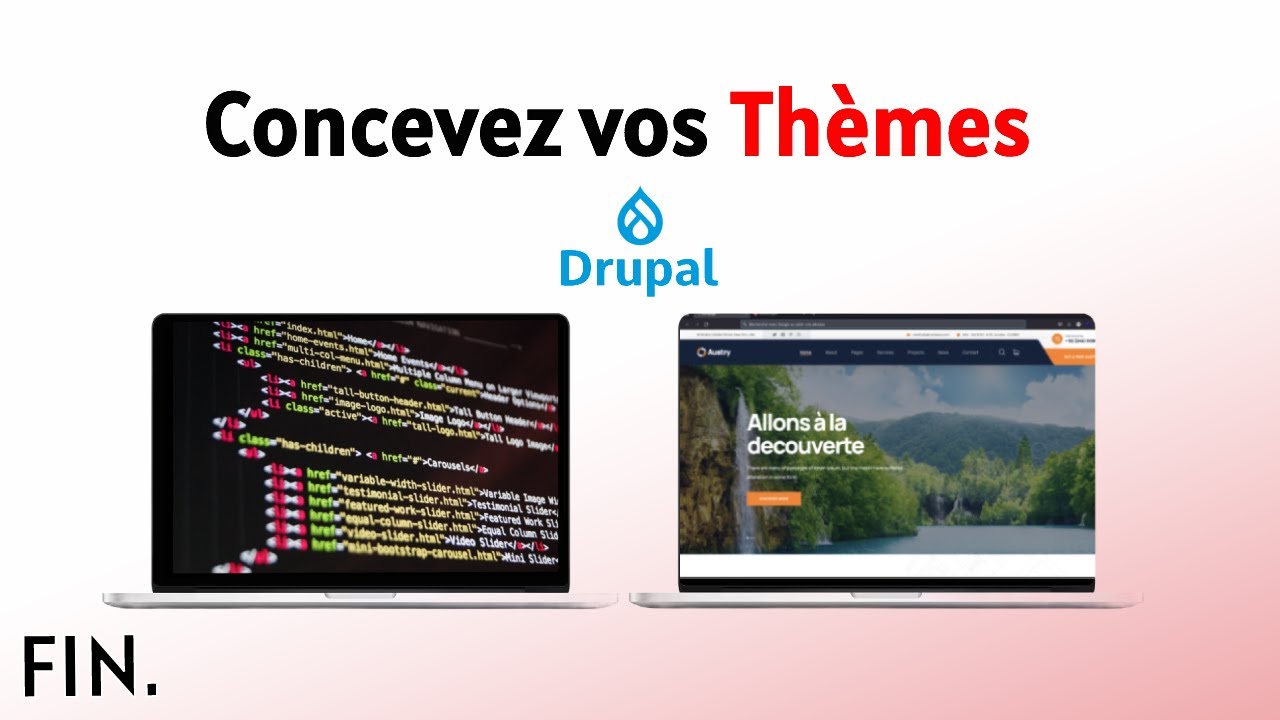 Theming Drupal Résultat Final De Notre Theming Avec Le Module Paragraph Youtube