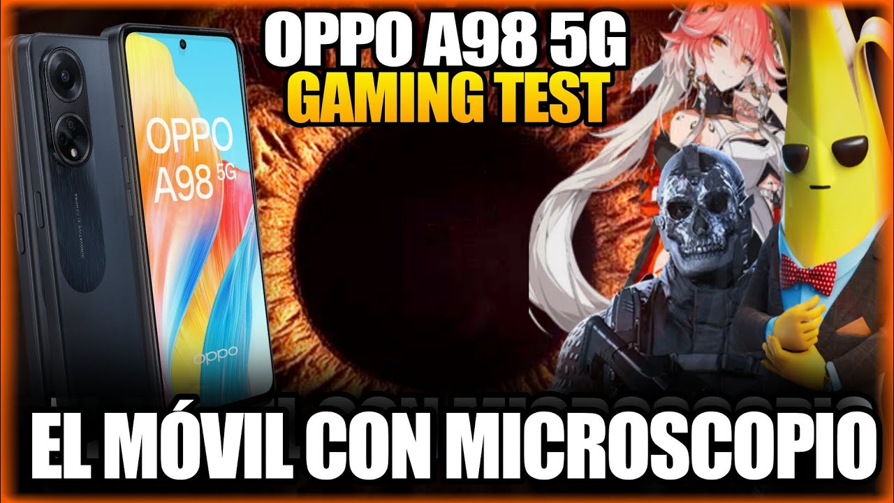 Este Teléfono tiene MICROSCOPIO - Oppo A98 5G Unboxing y Prueba de ...