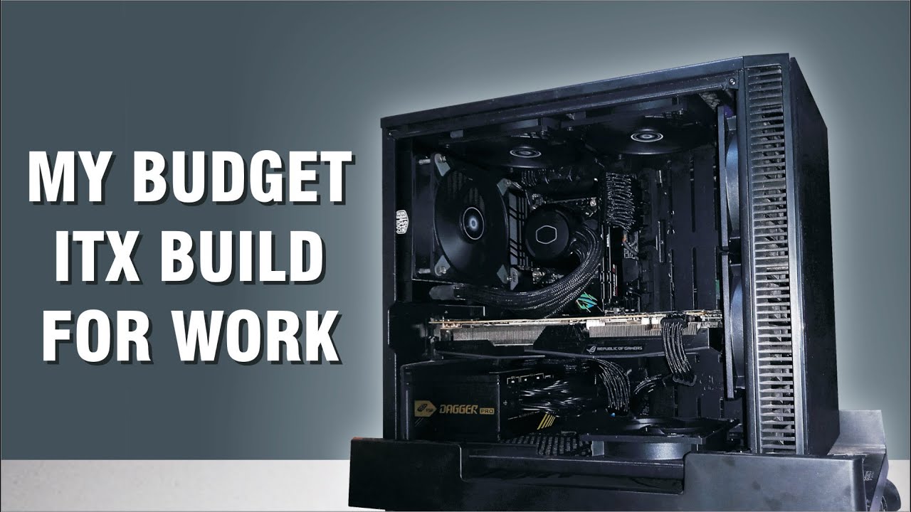 Stealth Black Mini-ITX build for work | ROG Strix B660-I | Intel I5 ...