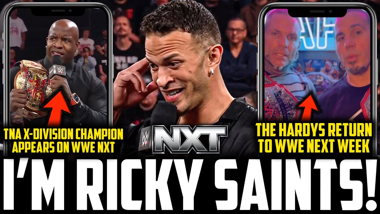 WWE Ricky Starks' Name is RICKY SAINTS | TNA X-Division Champion Moose ...