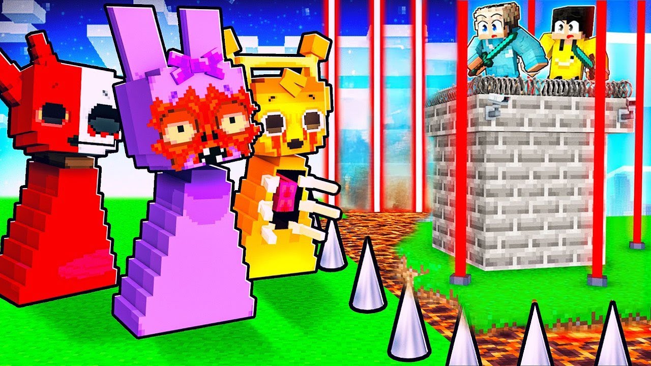 MUTANT SPRUNKI vs SICHERE BASIS in Minecraft! - YouTube