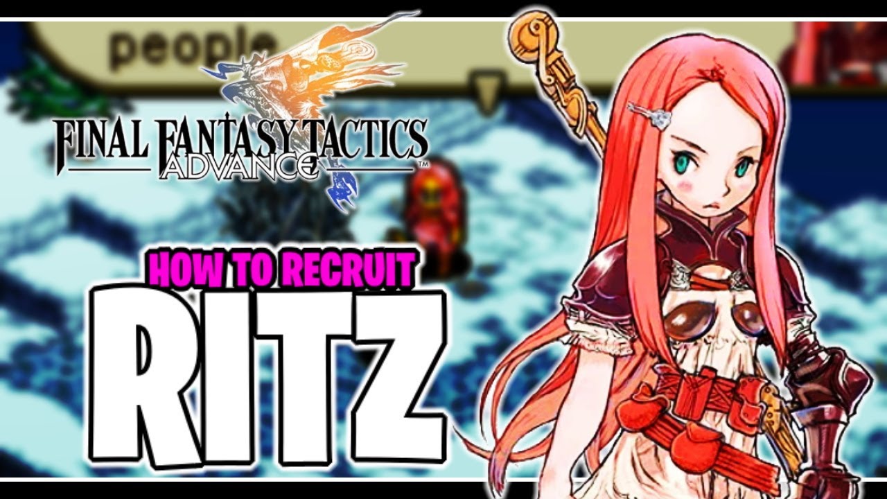 How To Recruit Ritz In Final Fantasy Tactics Advance Mortal Snow - YouTube