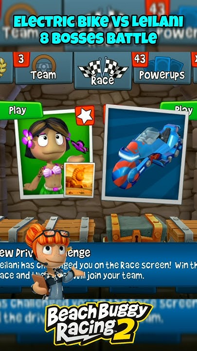 New Electric Bike Esper A28 Vs Leilani Battle - BB Racing 2 #beachbuggyracing2gameplay #shorts # ...