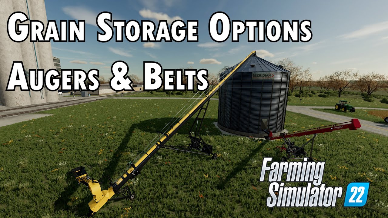 Augers and Silos in Farming Simulator 22 - YouTube