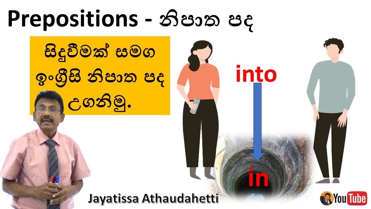In and Into Prepositions | සිදුවීමක් සමග ඉංග්‍රීසි නිපාත පද උගනිමු ...