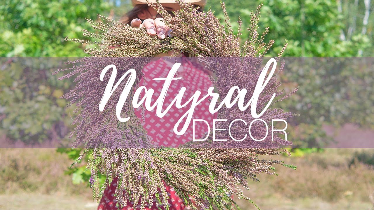 Heather Wreath / Как сплести венок из вереска // DIY TSVORIC - YouTube