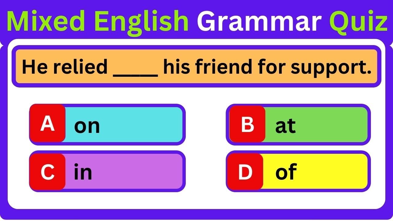 Ultimate English Grammar Quiz | English Grammar Questions And Answers ...