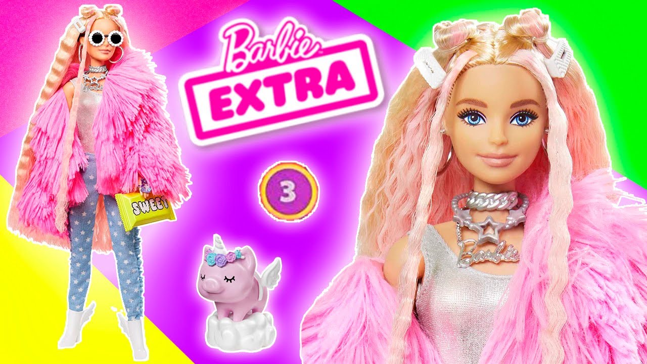 Barbie Extra #3/Review/Обзор и распаковка куклы - YouTube