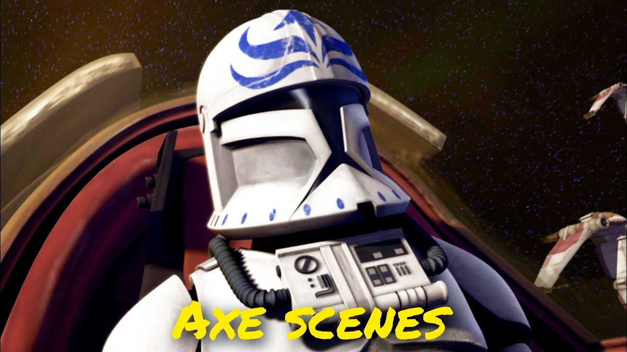 All clone trooper Axe scenes - The Clone Wars - YouTube
