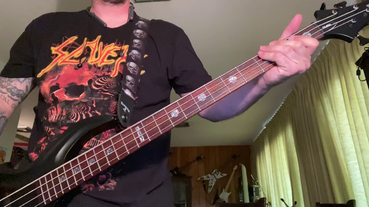 Slayer dead skin mask bass - YouTube
