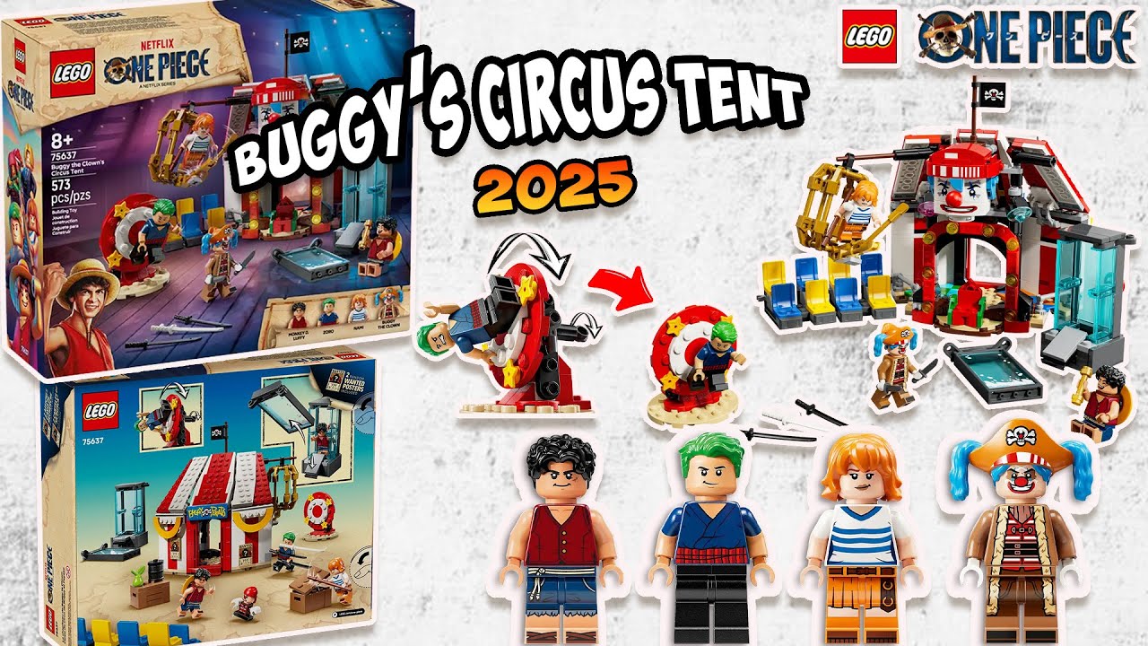 LEGO One Piece Buggy The Clown's Circus Tent (#75637) | 2025 Early ...
