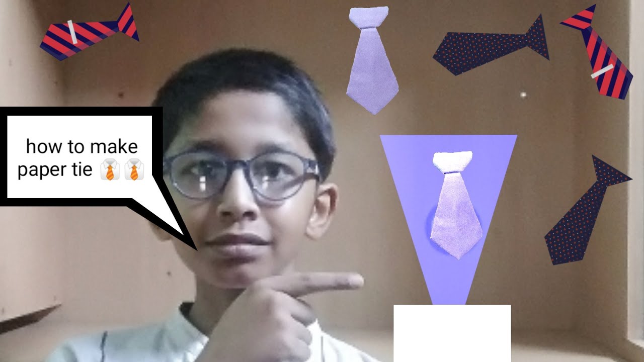 Crafts How To Make Paper Tie own Trick YouTube crafts-how-to-make-paper-tie-own-trick-youtube