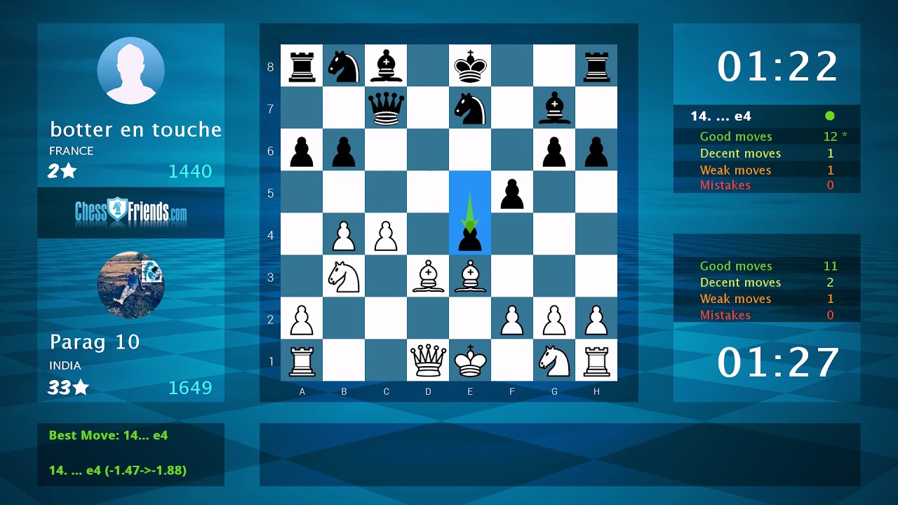 Chess Game Analysis: Parag 10 - botter en touche : 1-0 (By ChessFriends ...