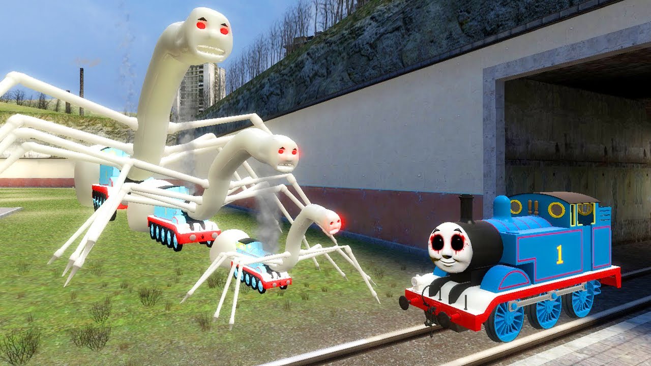 Big & Small CURSED Thomas the Tank Engine vs Monster Thomas the Train ...