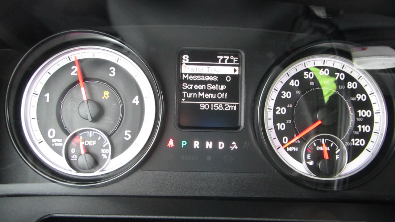 2015 RAM 3500 Instrument Cluster Dallas Fort Worth, TX #34858 - YouTube
