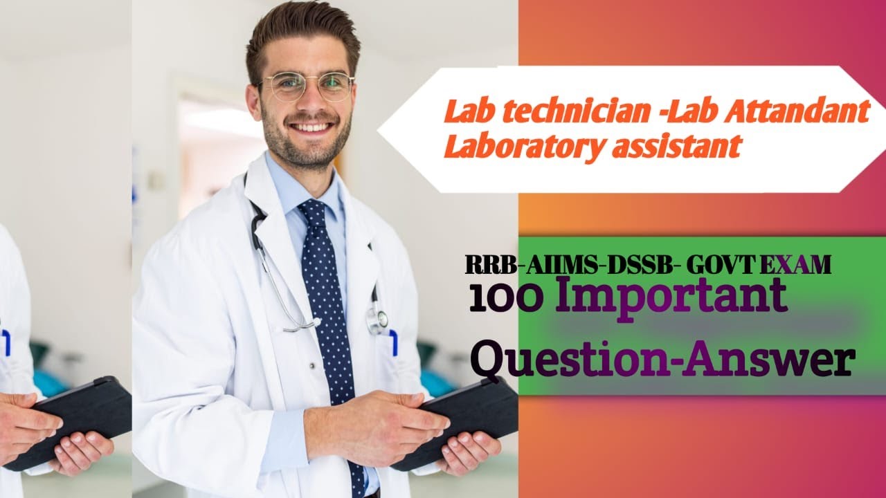 TOP-10 MCQ FOR LAB TECHNICIAN LAB ASSISTANT LAB ATTENDANT - YouTube