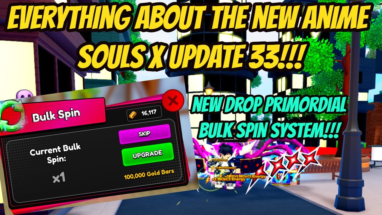 Everything about the new Anime Souls X Update 33 !!! - New Drop ...