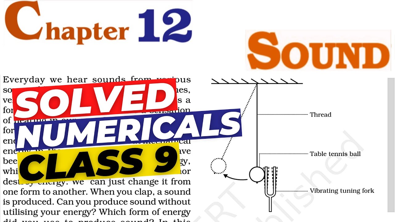 Class 9 Science Chapter 12 Numericals - Sound Numericals Class 9 [Step ...