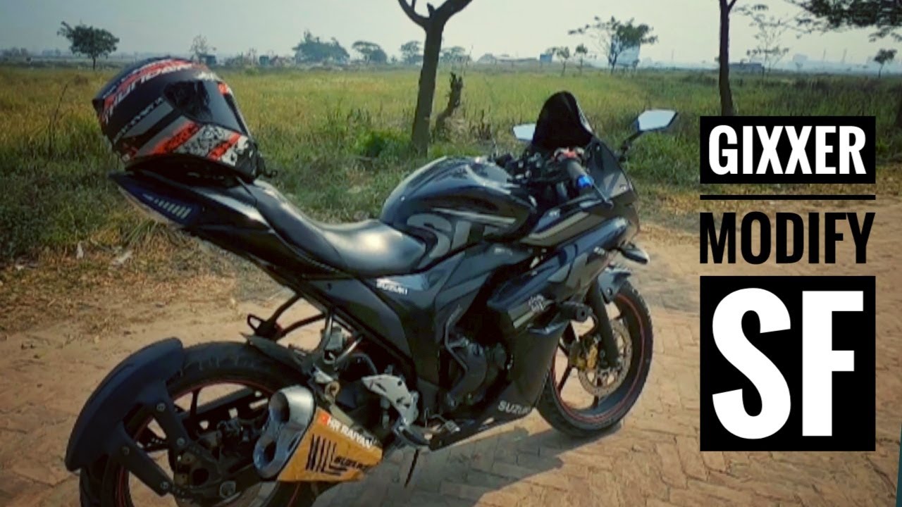 FINALLY BIKE MODIFY DONE | Suzuki Gixxer SF Modify | HR RAIYAN - YouTube