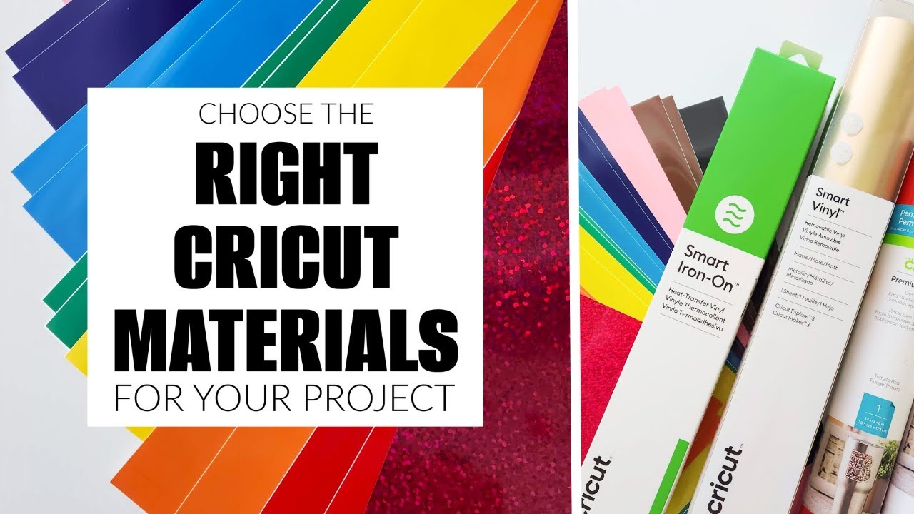 How to Choose the Right Cricut Materials for Your Project - YouTube