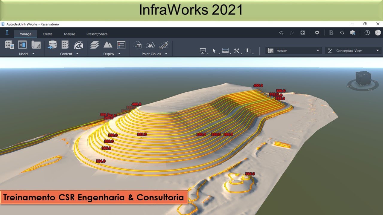 Pilha Estéril Minério ( Conceitual ) - LandXML do AutoCAD Civil 3D para ...