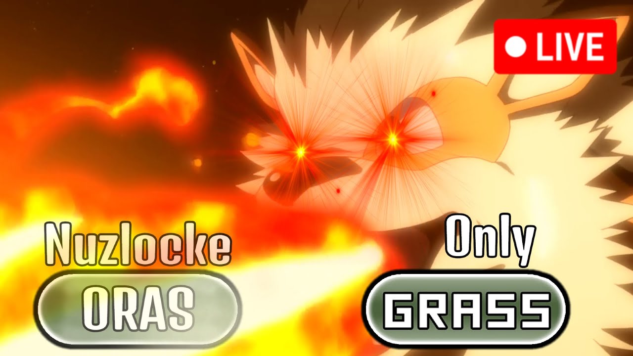 Can i Beat Elite Four in Pokemon ORAS with ONLY GRASS Types ?! [Live ...