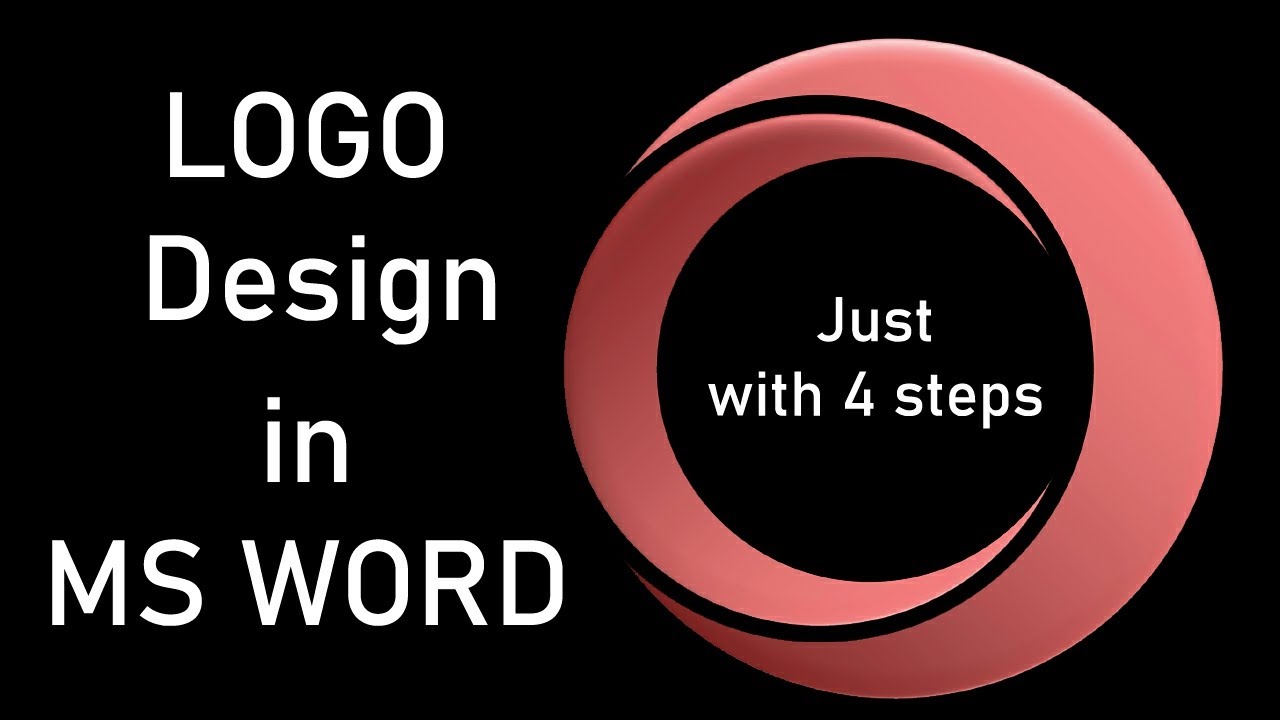 Creating Logo in MS Word with easy steps - YouTube