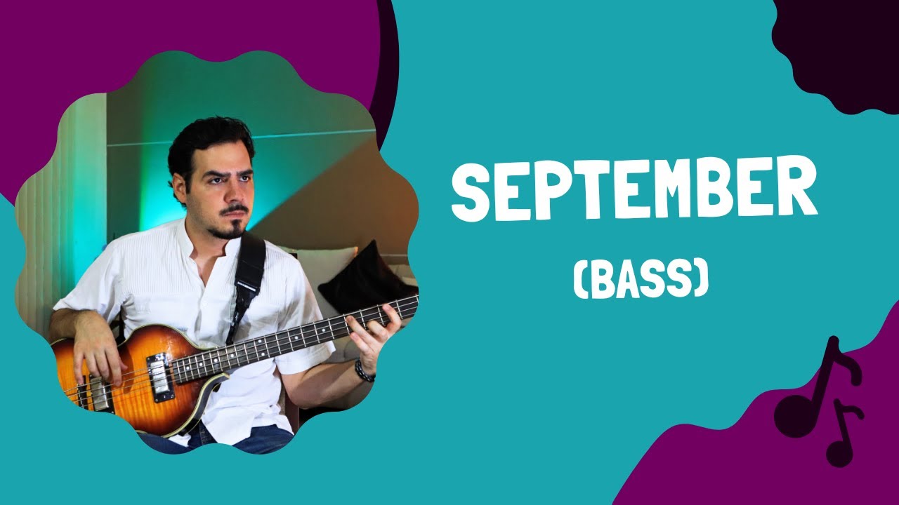 September (Bass cover) - Ricky Luciano - YouTube