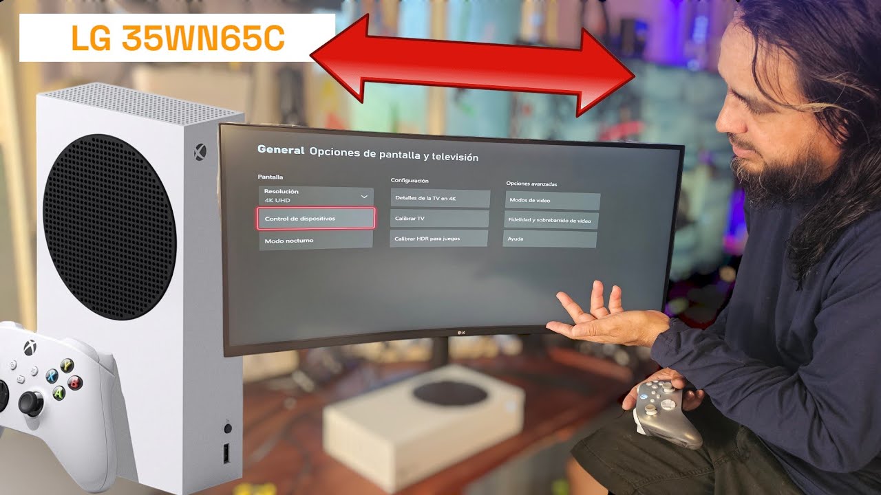 Probando mi Xbox Series S en pantalla Ultra Wide - YouTube