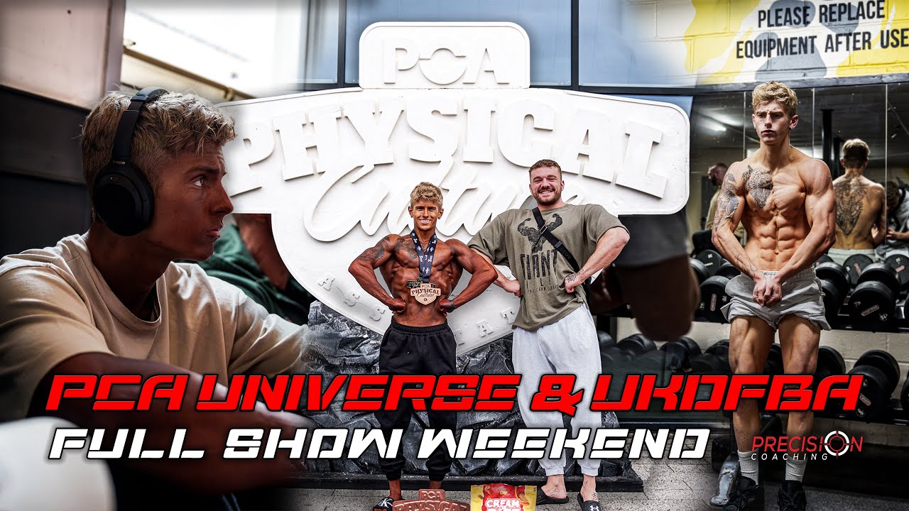 PCA & UKDFBA First Timer Bodybuilding Show Weekend - YouTube