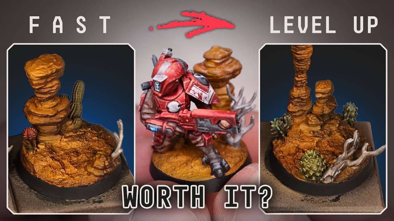 SAVE TIME and Level Up Your Tabletop Bases! | Warhammer 40K Tau Army ...