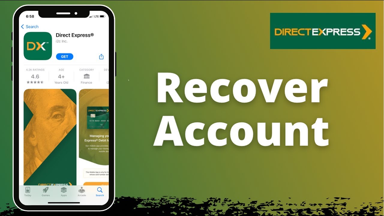How to Recover Direct Express User id - YouTube