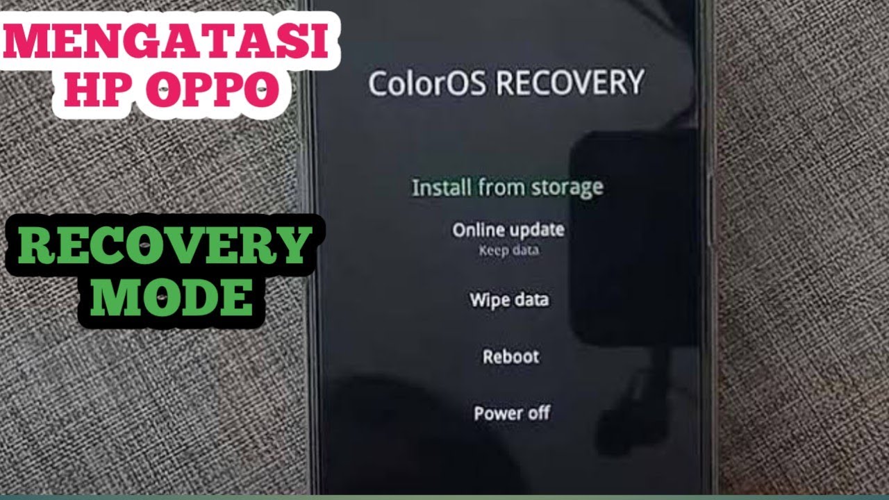 OPPO A15 Recovery Mode - YouTube