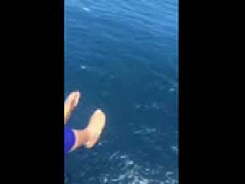 Foot twerking in the air. 