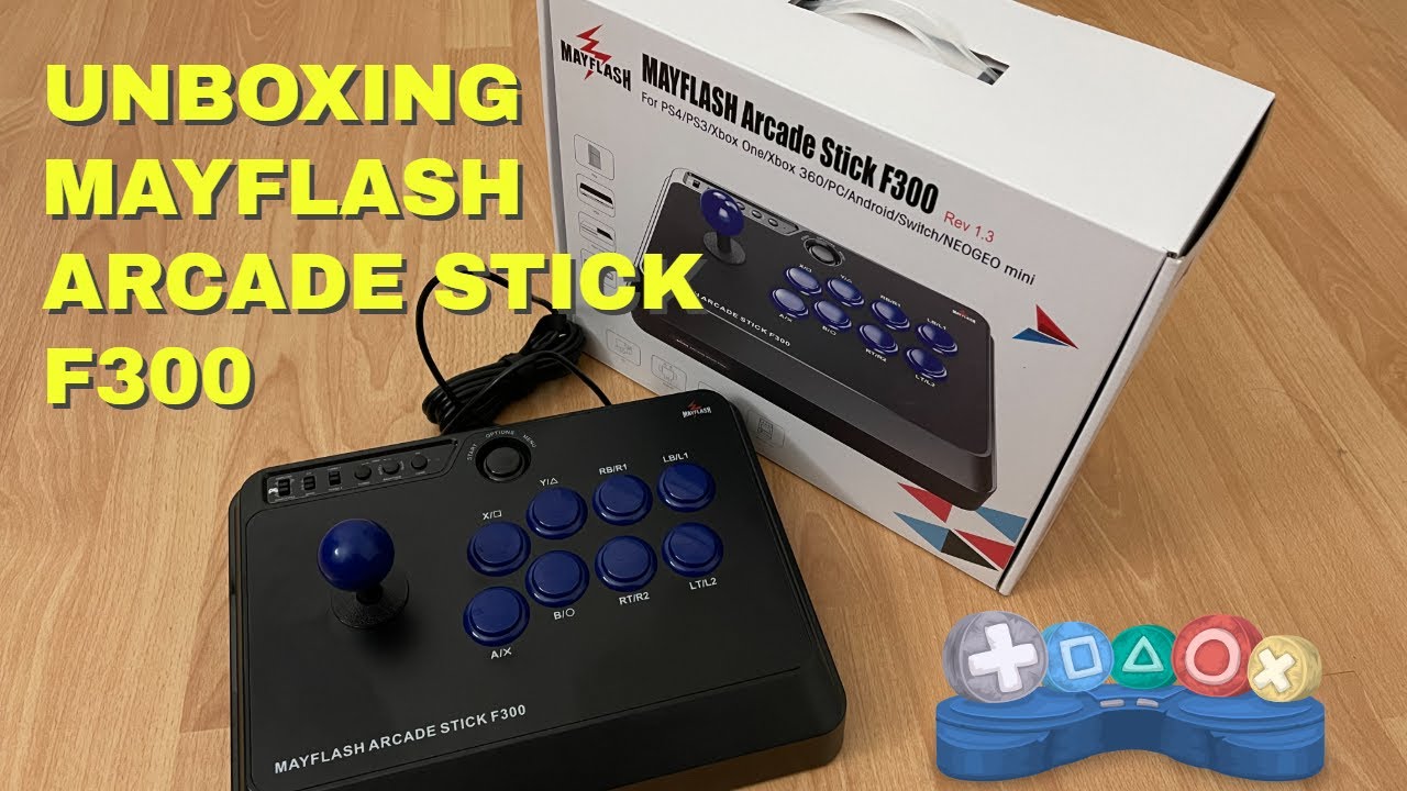 UNBOXING MAYFLASH ARCADE STICK F300 2021 FOR PS4 | ARCADE CONTROLLER ...