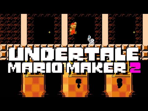 UNDERTALE remade as a Mario Maker 2 Level!? (Normal+Genocide Routes)