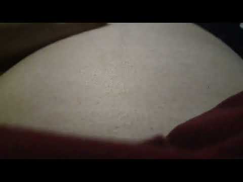 something crawled into my belly while i was sleeping..