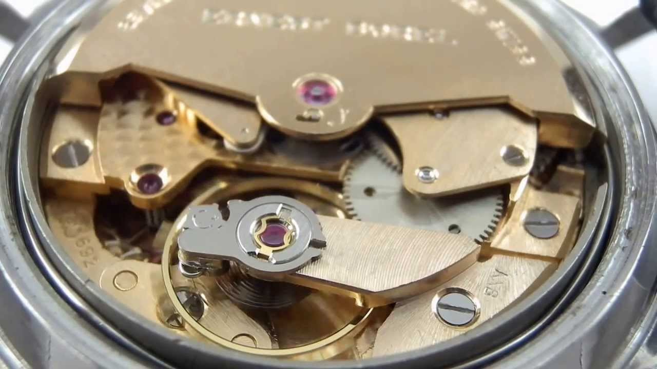 Ernest borrel Automatic cal.692 by Felsa swiss Running. - YouTube