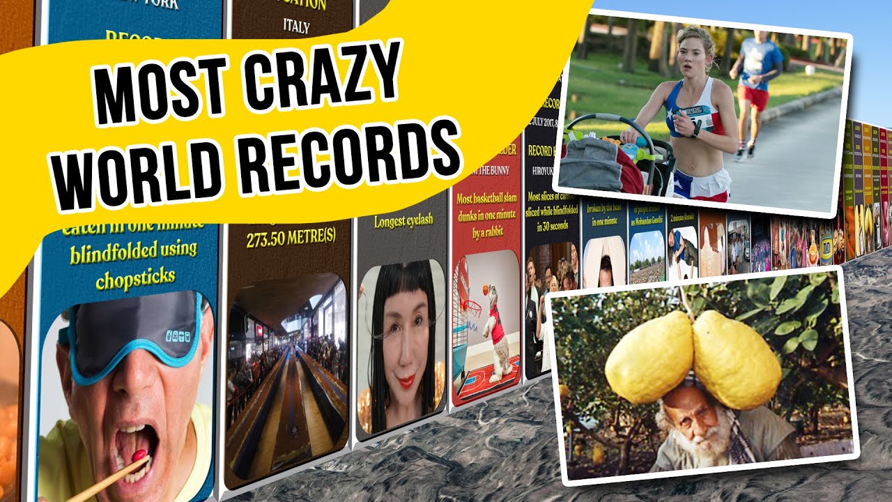 MOST CRAZY WORLD RECORDS YOU DIN'T KNOW EXISTED || UNKNOWN WORLD ...