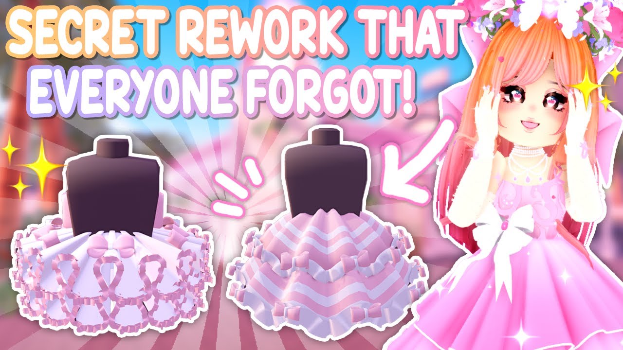SECRET SKIRT REWORK EVERYONE FORGOT ABOUT! 👑 Velvet Bow Skirt Rework ...