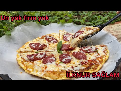 FIRIN YOK! UN YOK! KOLAY PATATES PİZZASI💯TAVADA KISA SÜREDE HAZIR👍👇