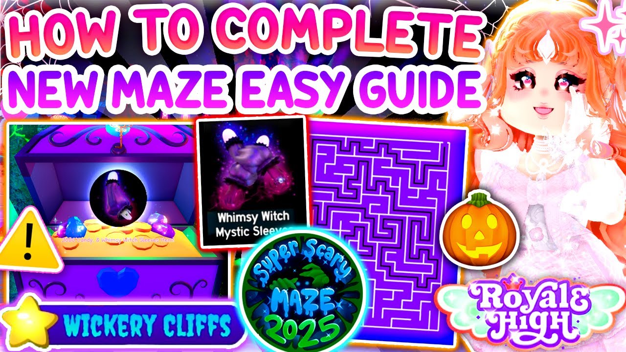 How To COMPLETE The MAZE *EASY* FULL GUIDE & Get NEW WHIMSY WITCH ...