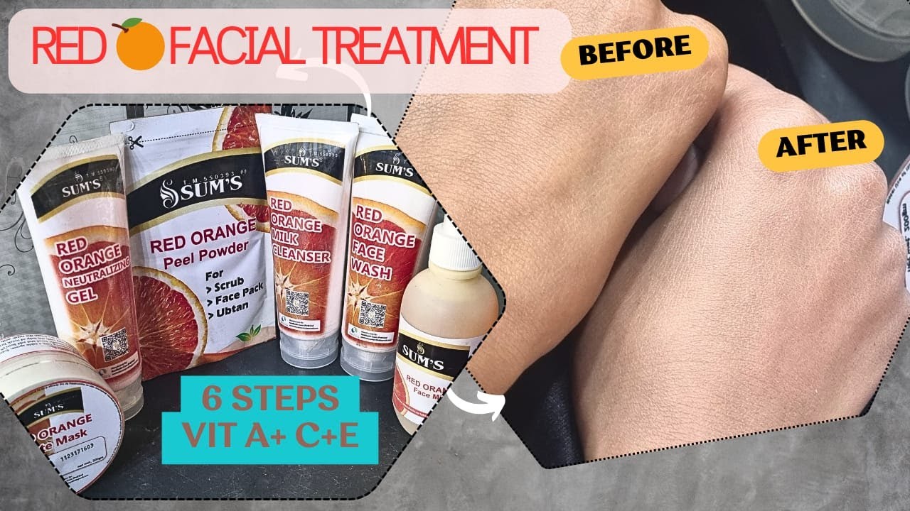 Red Orange Skin Whitening Treatment | Herbal Facial | Product | SUM'S ...