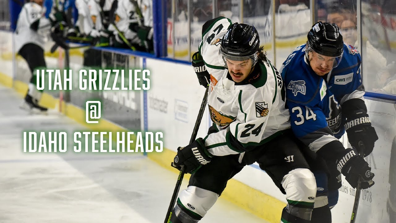 Utah Grizzlies at Idaho Steelheads - Game 25. Dec. 23, 2022 - YouTube