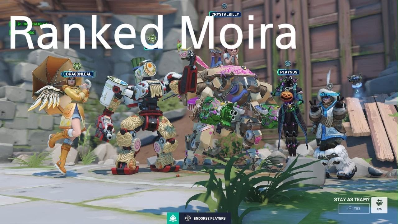 Overwatch 2 S15 Ranked Support Eichenwalde Moira - YouTube
