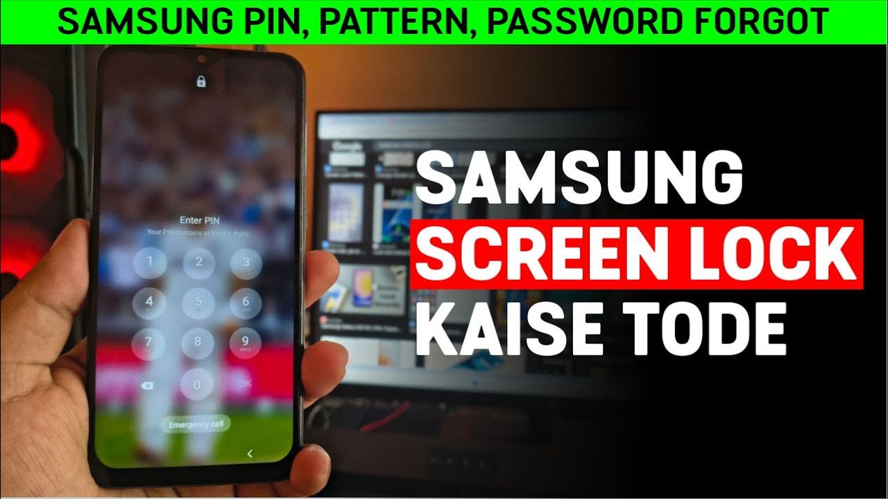 Samsung screen lock password forgot | Samsung pattern lock kaise tode ...
