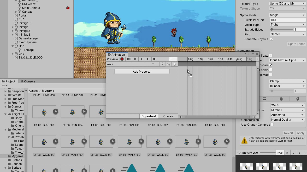 Unity 2D, como criar animação - YouTube